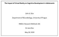 How to Write an Effective Title Page for Research Papers?